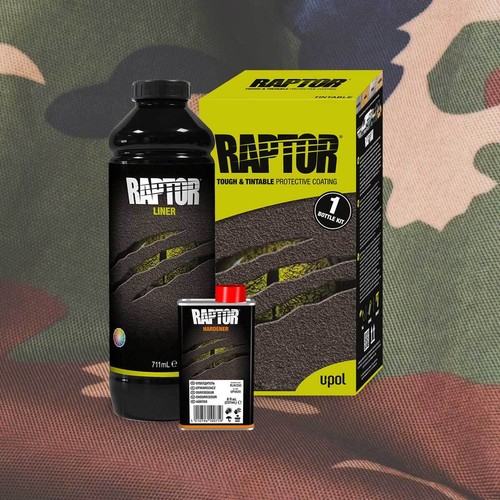 UPOL RAPTOR Lack für Transportflächen Flaschen-Kit + Härter (Deutsche ...