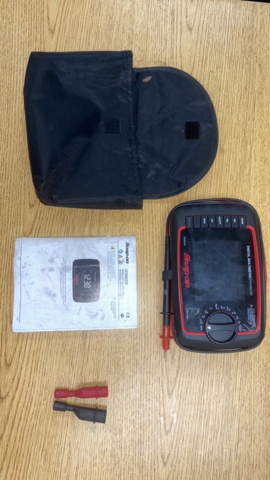 Snap On EEDM596F Advanced Digital Multimeter - Black/Red | eBay