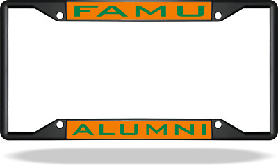 Florida A&M FAMU ALUMNI Black License Plate Frame | eBay