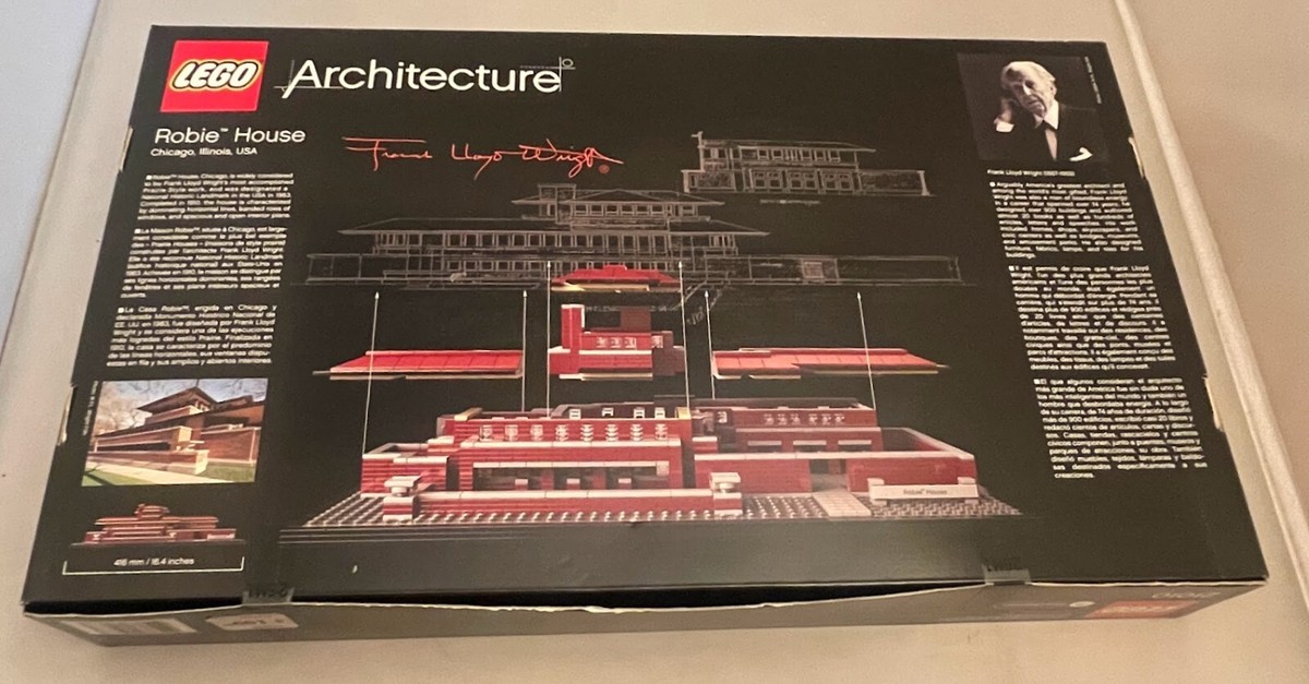 Frank Lloyd Wright Lego Robie House EverBlock’s Giant Lego Bricks