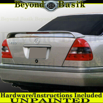 For 1994-1999 Mercedes W202 C220 C230 C280 Factory Style Spoiler w/LED ...