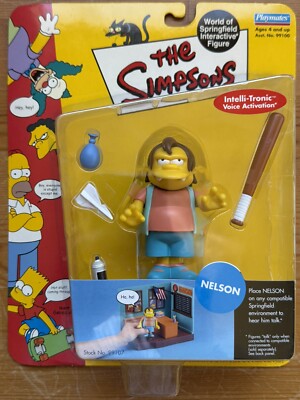 Simpsons NELSON World of Springfield NEW FACTOTY SEALED Action Figure ...