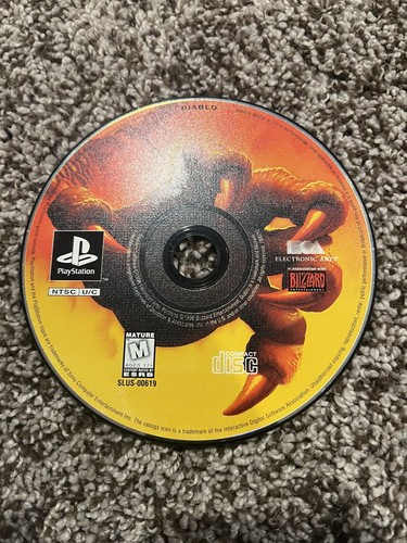 Sony PlayStation 1 Diablo Disc Only Scratches Tested & Working | eBay