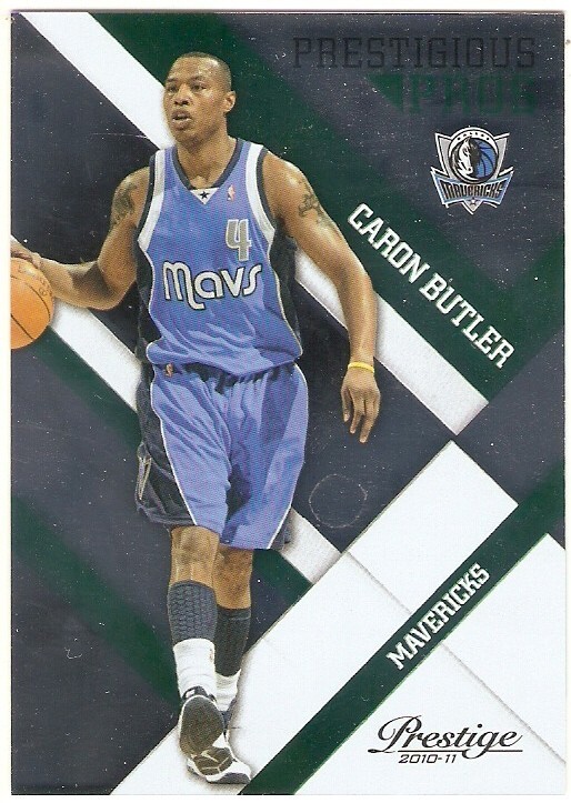 CARON BUTLER SERIAL /499 2010-11 PRESTIGE PRESTIGOUS PROS 35 DALLAS ...