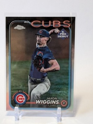 2024 Topps Pro Debut Jaxon Wiggins #PDC-90 Chrome ACL Cubs 18O | eBay
