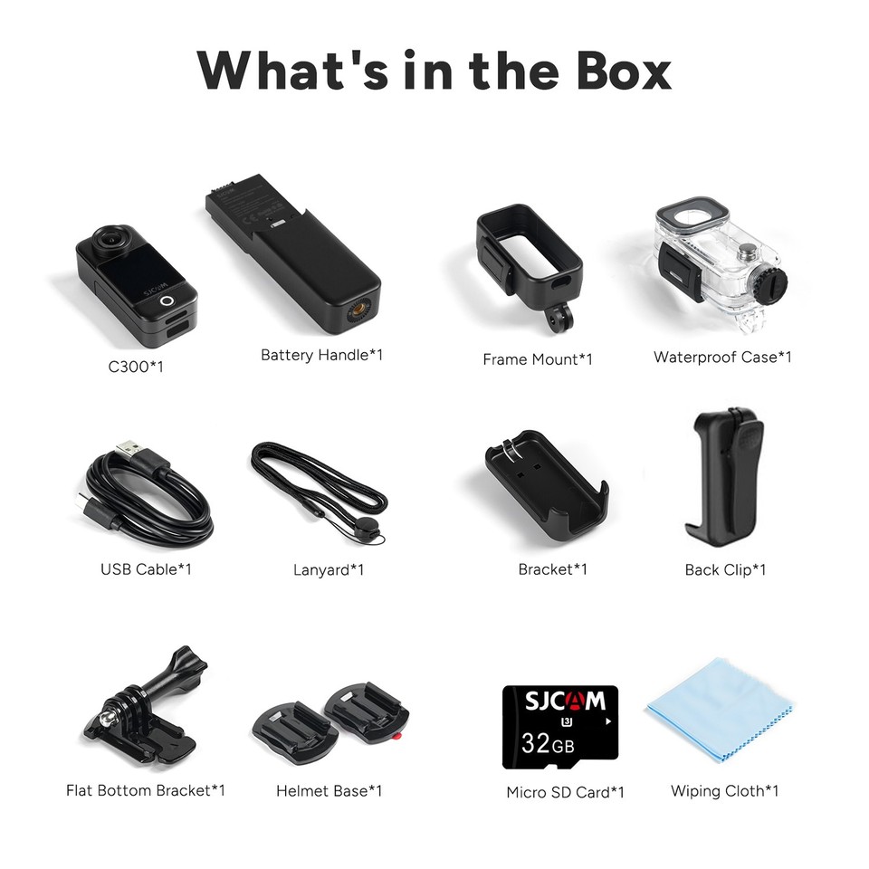 SJCAM 4K Action Camera 6-Axis Stabilizer Video Recorder Camera Vlogging ...