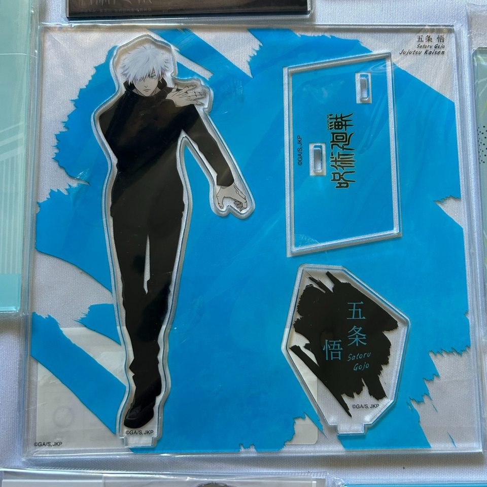 Gojo Satoru Acrylic Stand Set 19 Pieces Jujutsu Kaisen Collectible lot ...