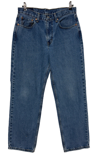Levis 550 Jeans Mens 32X32 Blue Relaxed Straight Leg Medium Wash Actual ...