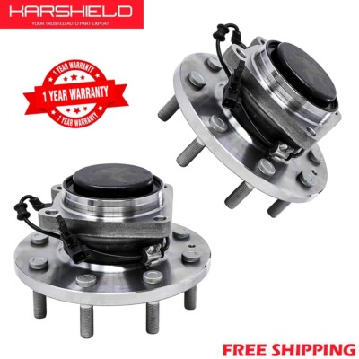2x 515147 Front Wheel Bearing Hub Assembly for GMC Sierra 3500 HD RWD ...