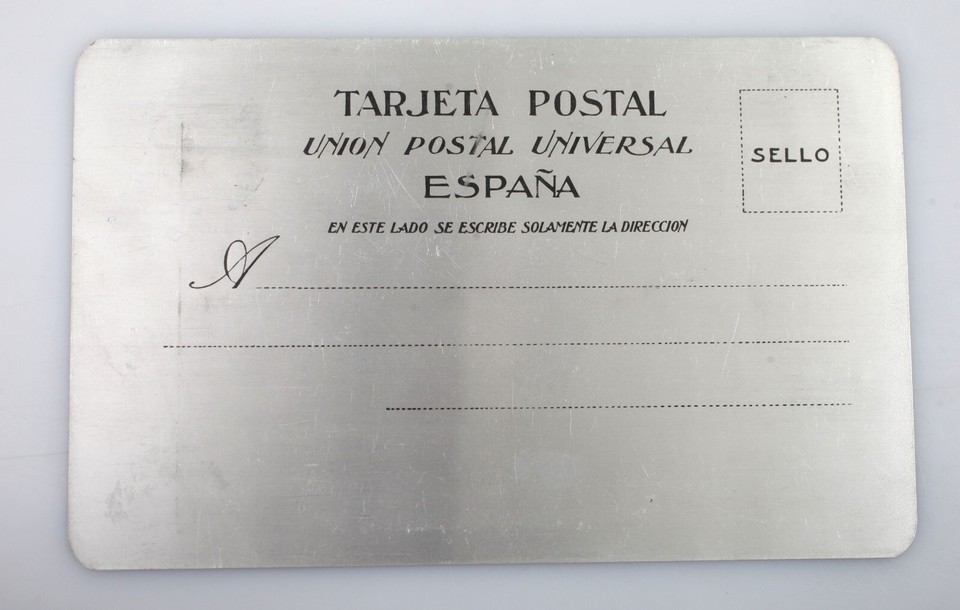 Novelty Metal Tin Postcard 1900-1920 Mosque Cathedral of Cordova ...