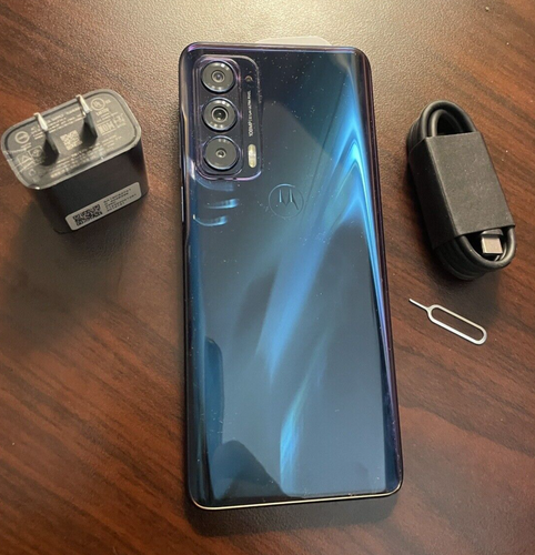 Motorola Moto Edge (2021) 5G 256gb Blue XT2141 Verizon Smartphone Open ...