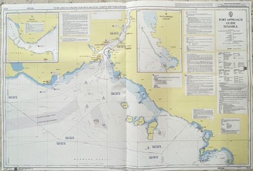 Admiralty 8121 PORT APPROACH GUIDE ISTANBUL Nautical Genius Maritime ...
