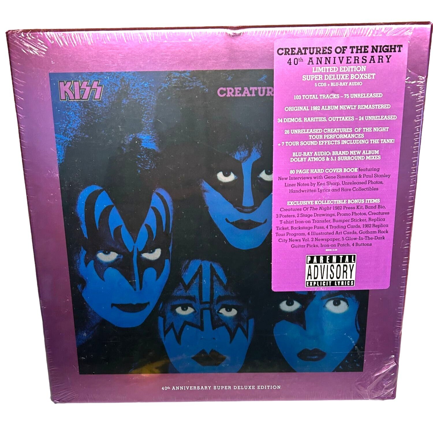 KISS Creatures Of The Night (40th Anniversary) [Super Deluxe 5 CD/Blu ...