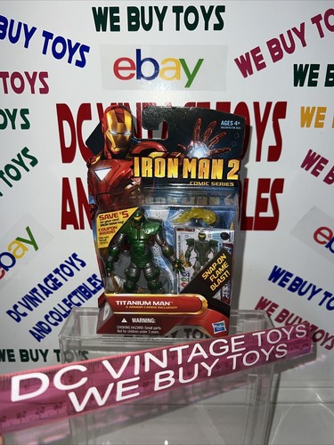 Titanium Man Iron Man 2 Comic Series Action Figure and Card 2009 Hasbro ...