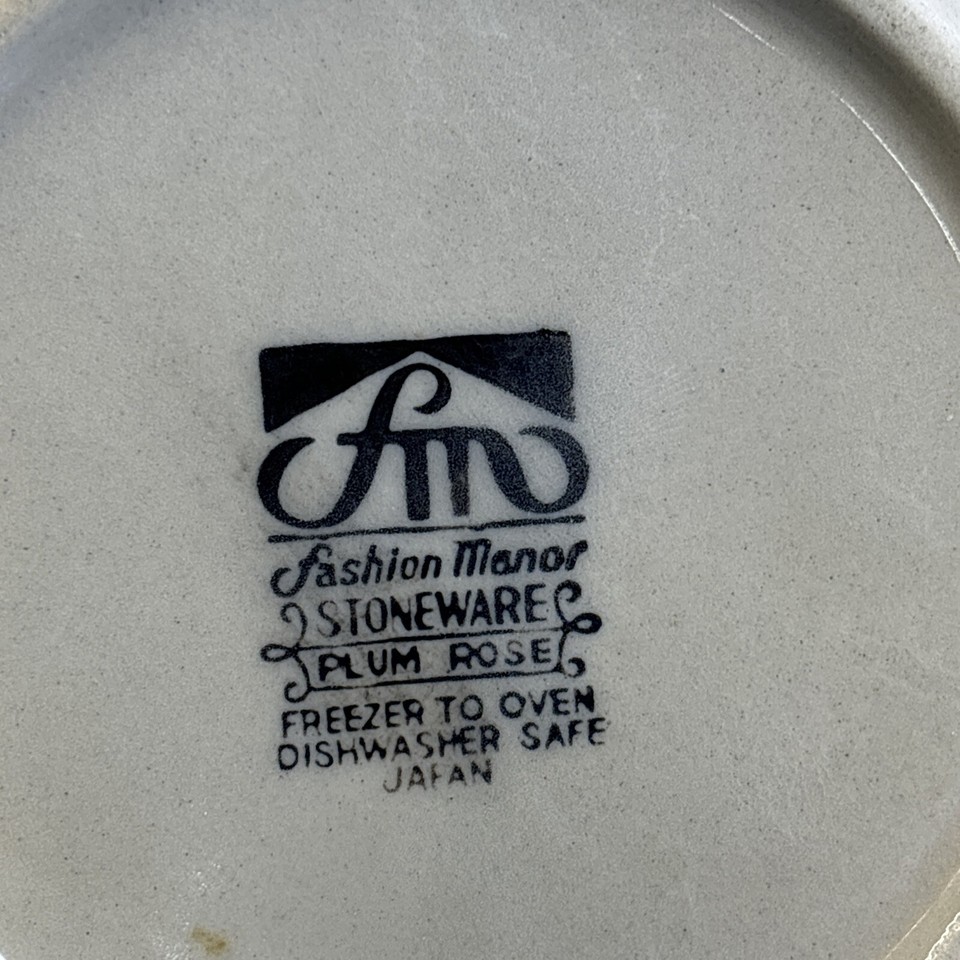 Sugar Bowl Fashion Manor Stoneware Mid Century Floral Unique Vintage ...