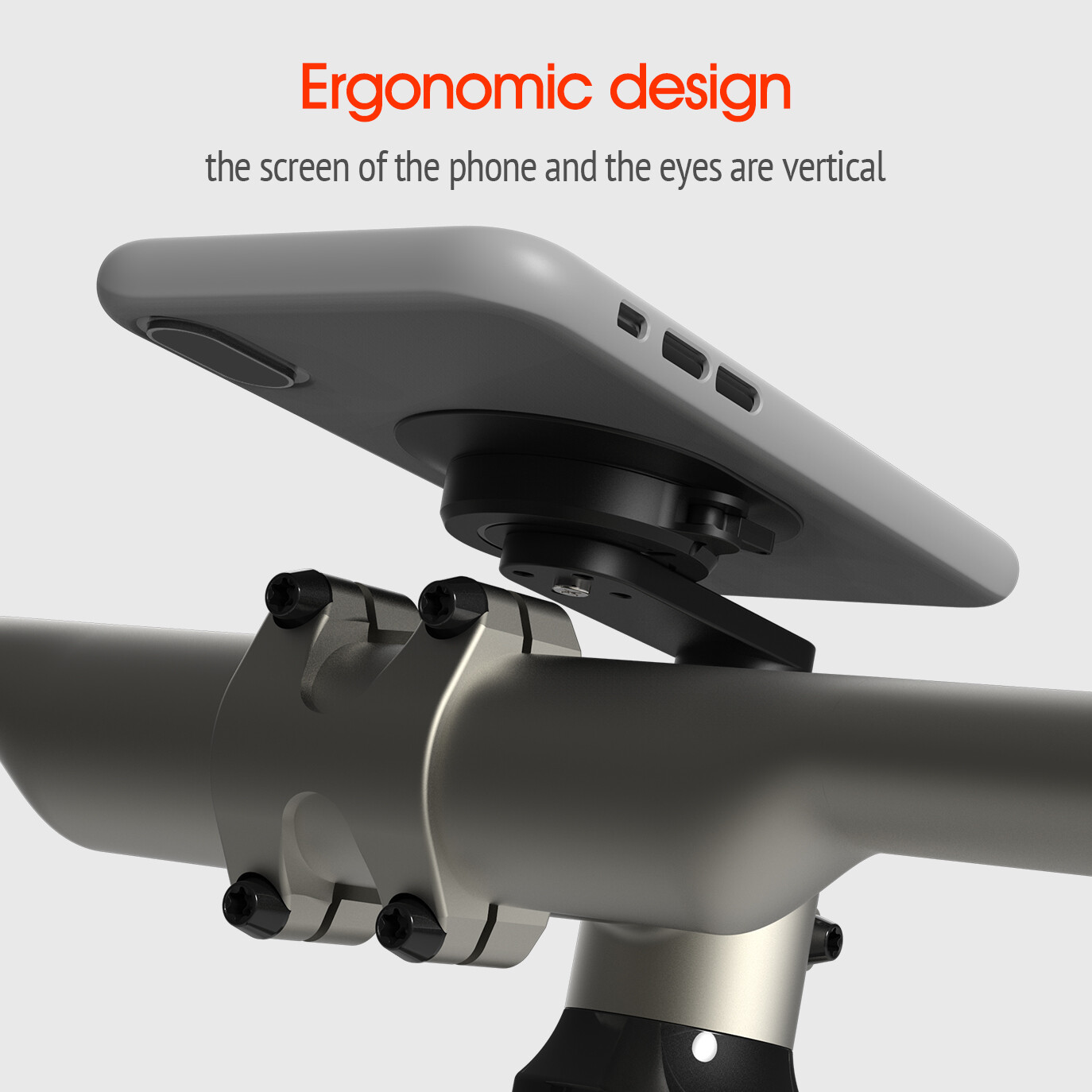 Aluminum Phone Holder for MTB Bike Stem Cap Phone Mount 【2nd gen】 | eBay