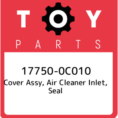17750-0C010 Toyota Cover assy, air cleaner inlet, seal 177500C010, New ...