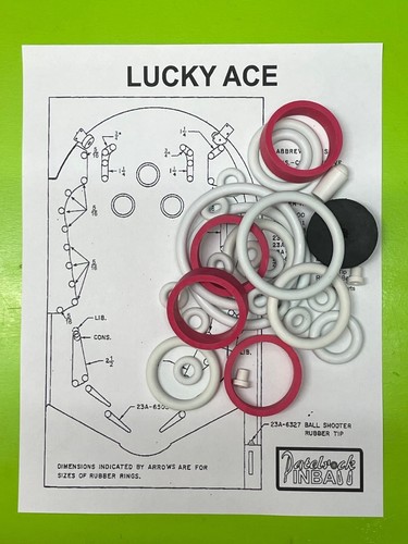 1974 Williams Lucky Ace Pinball Machine Rubber Ring Kit | eBay
