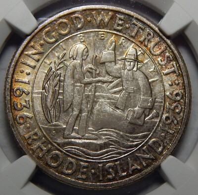1936-S NGC MS67 RHODE ISLAND HALF DOLLAR SILVER COMMEMORATIVE | eBay