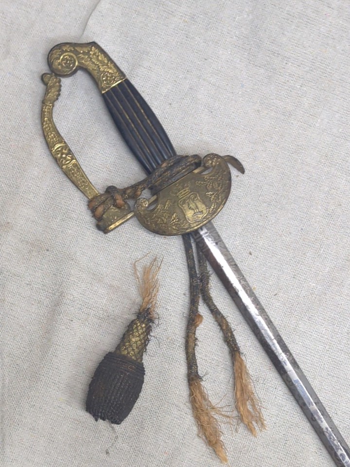 Antique French Napoleonic Era Admin Officers Diplomats Rapier Spadroon ...