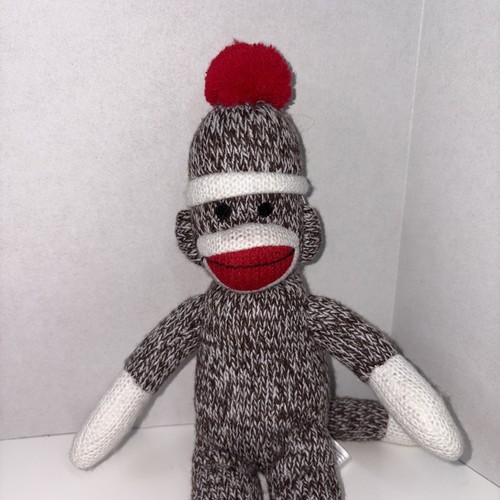 Plushland Sock Monkey Plush - 2021 11" Red Lips | eBay