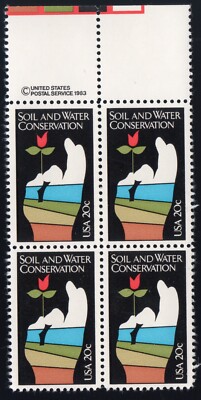 Scott #2074 Soil & Water Conservation Block of 4 Stamps - MNH | eBay