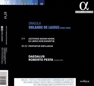 LASSUS: ORACULA NEW CD 3760014193378| eBay