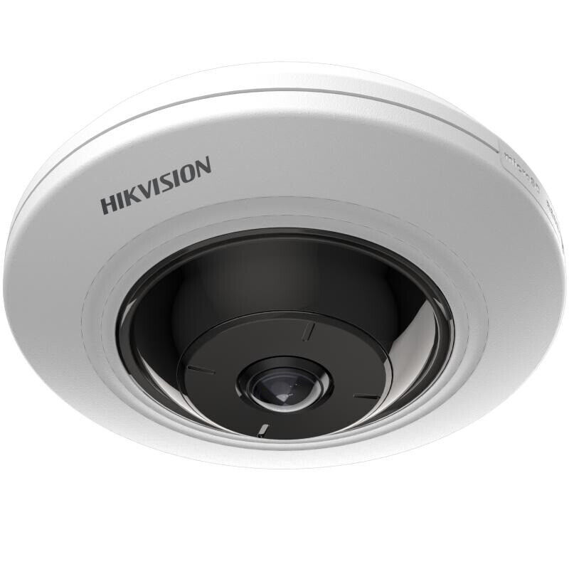 Hikvision Original 5MP 180° Fisheye Network Camera AcuSense HEOP Face ...