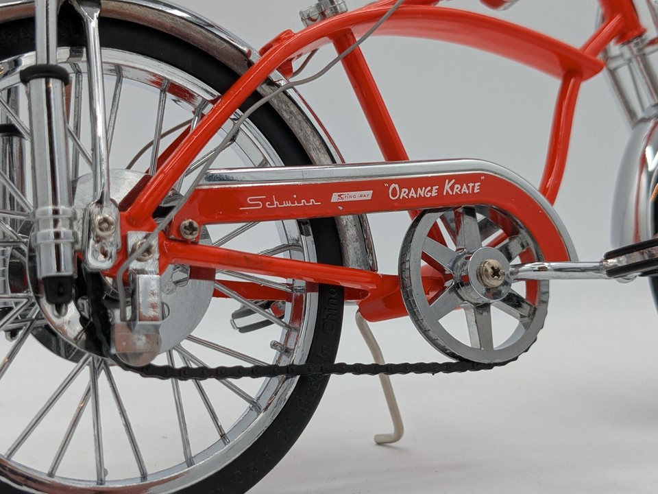 Schwinn Sting-ray Orange Krate Bicycle Model, Museum Quality 1:6 Ratio ...
