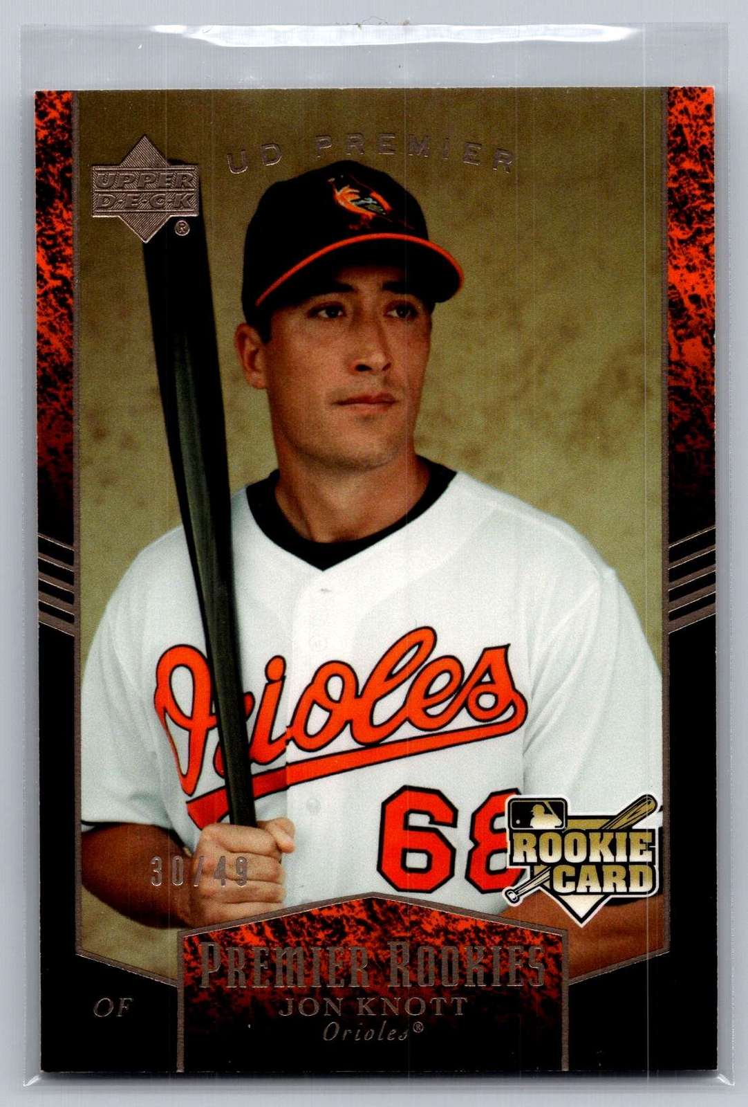 2007 Upper Deck Premier #238 Jon Knott Orioles Gold | eBay