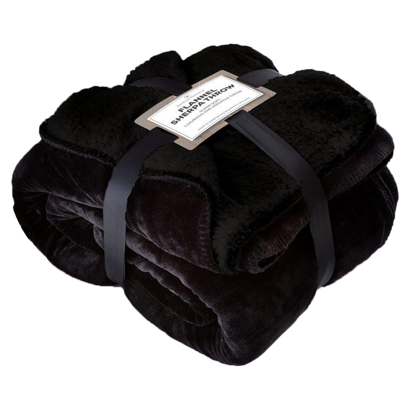 Flannel Sherpa Soft Warm Plain Fleece Throws Over Large Sofa Throw Bed ...