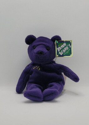 Salvino's Bamm Beano's MLB Mark McGwire #25 Dark Purple Plush Beanie ...