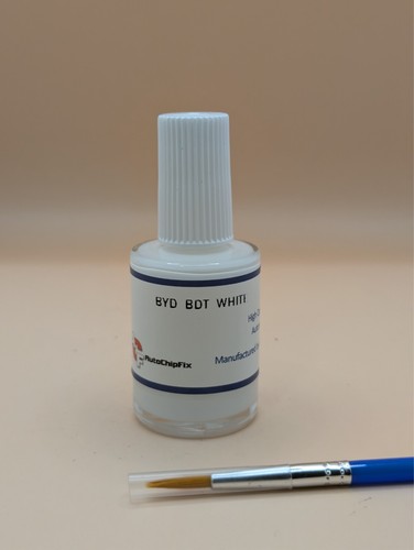 For BYD Code BDT WHITE Car Touch Up Paint + Fine Tipped Brush | eBay ...