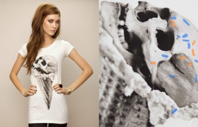 Drop Dead - Skull Cone White Tee Tshirt Bmth Oliver Sykes Emo Icecream ...