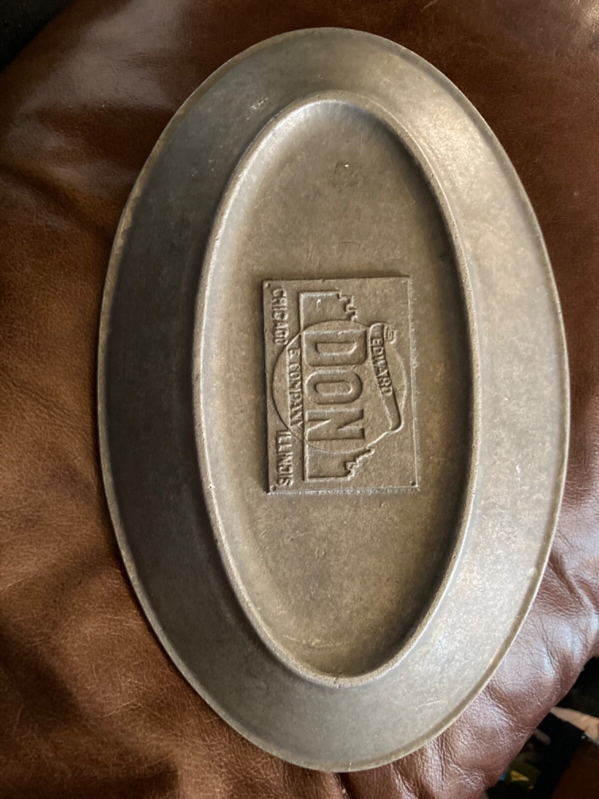 Edward Don & Company Chicago Ilinois Pewter Plate | eBay