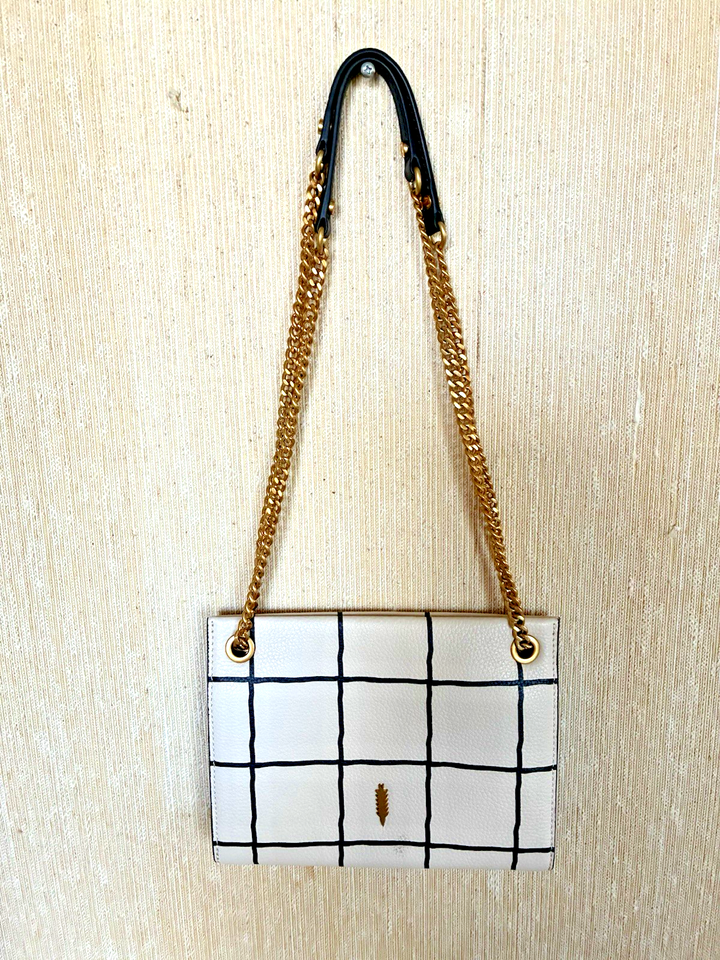 Thacker New York crossbody purse , small in white and black. | eBay