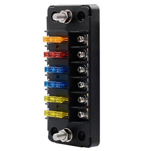 Car Blade Fuse Box Electric Terminal Block Holder Accessory Auto Boat ...