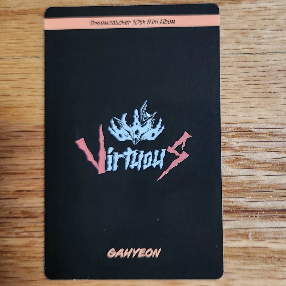 Gahyeon Official Photocard Dreamcatcher 10th Mini Album Virtuous Genuine Kpop | eBay