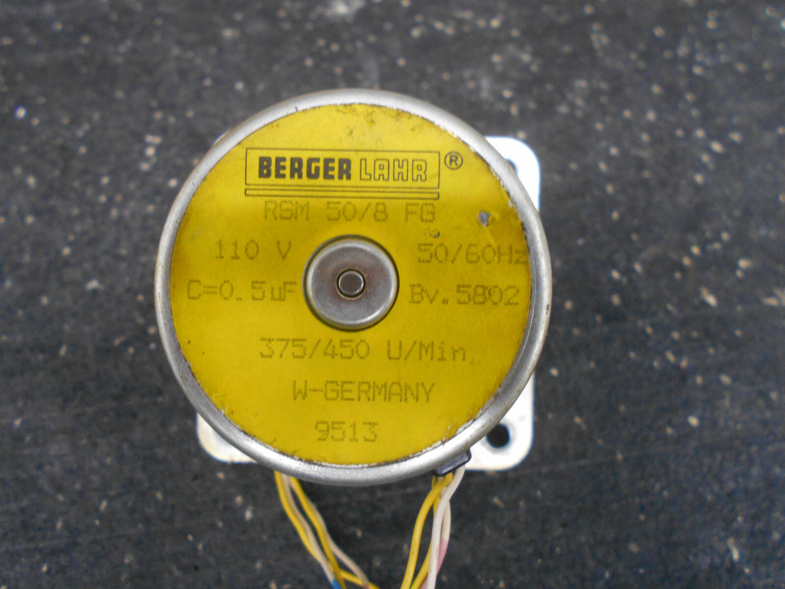 BERGER LAHR RSM 50/8 FG STEPPER MOTOR 110V 50/60 HZ 375/450 U/MIN | eBay