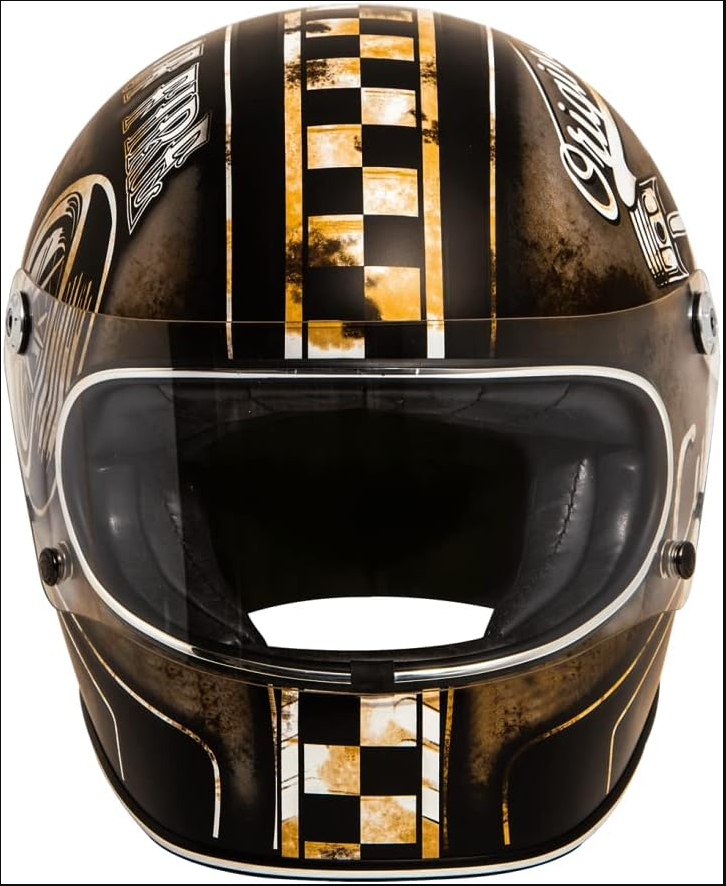 Helmet JET Vintage Premier Integral OP9 Bm Cafe Racer | eBay Australia