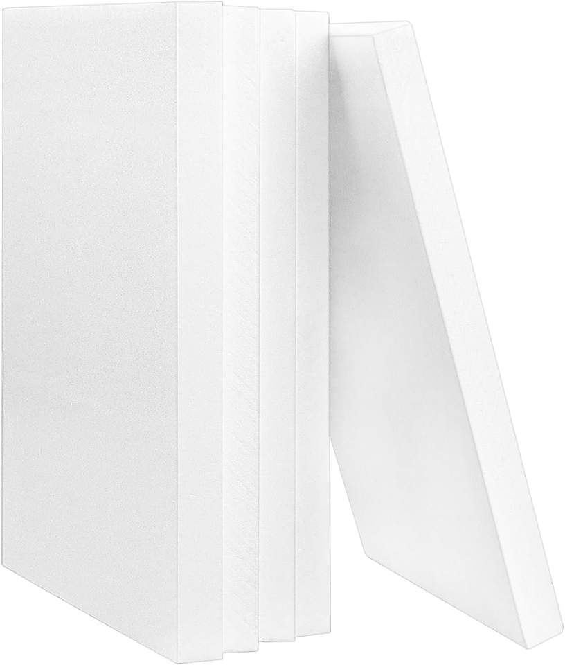 Boards High Density Craft Foam Sheets 5 Pack Polystyrene Modelling ...