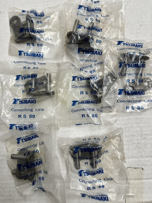 lot 7 Tsubaki RS80 Connecting Link | eBay