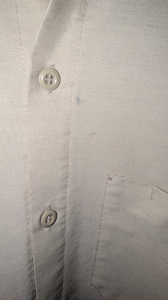 Red Kap Button Up Work Shirt Made In USA - Men's L | eBay