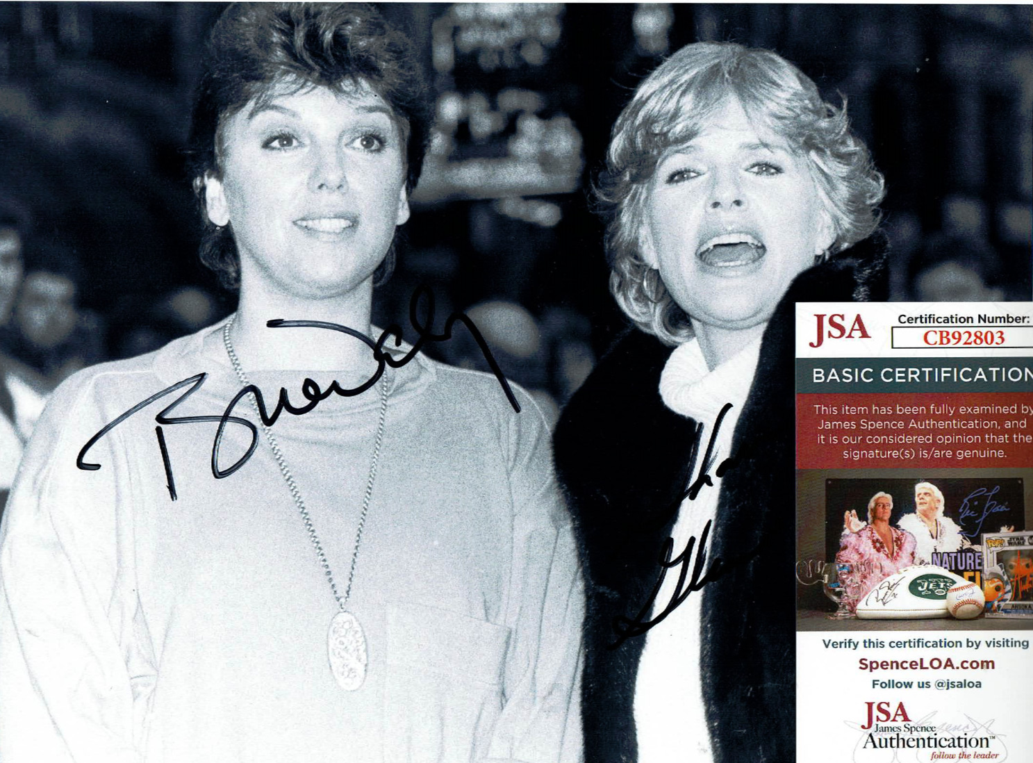 CAGNEY & LACEY autographed 8x10 photo due signed SHARON GLESS, TYNE ...
