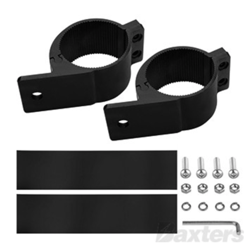 Bar Light & Work Light Tubular Bull Bar Clamp 60-65mm 2.5" Diameter ...