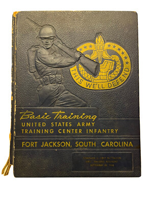 1960 US Army Fort Jackson, SC Basic Training Yearbook Company D 1st ...