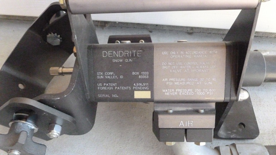 Dendrite Snow Gun Making Maker Machine Snowmaker Snowmaking Snowgun | eBay