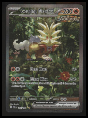 Pokemon - Gouging Fire ex - Temporal Forces - #204/162 - SIR - NM ...