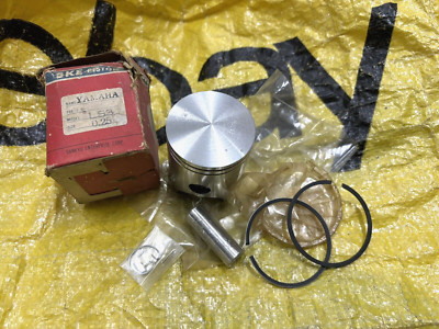 Yamaha 100 LS3 YL2 Piston&Ring&Pin&Circlip Set 0.25 52.25mm. NEW SKE ...