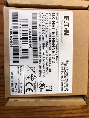 Eaton Variable Frequency Drive Accessory, Model DX-NET-ETHERNET 2-2, DC ...